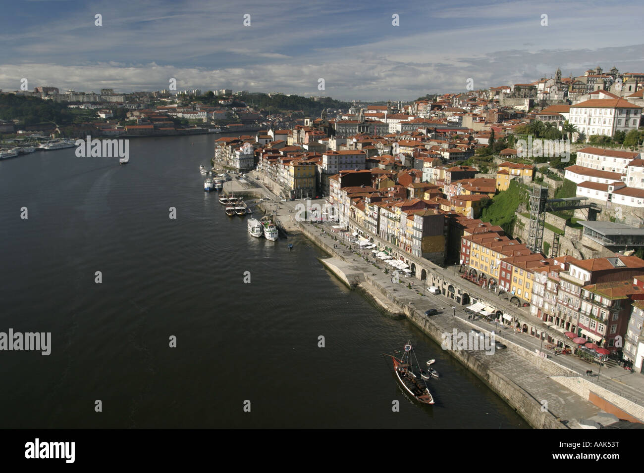 Central Porto & Douro River Stock Photo - Alamy