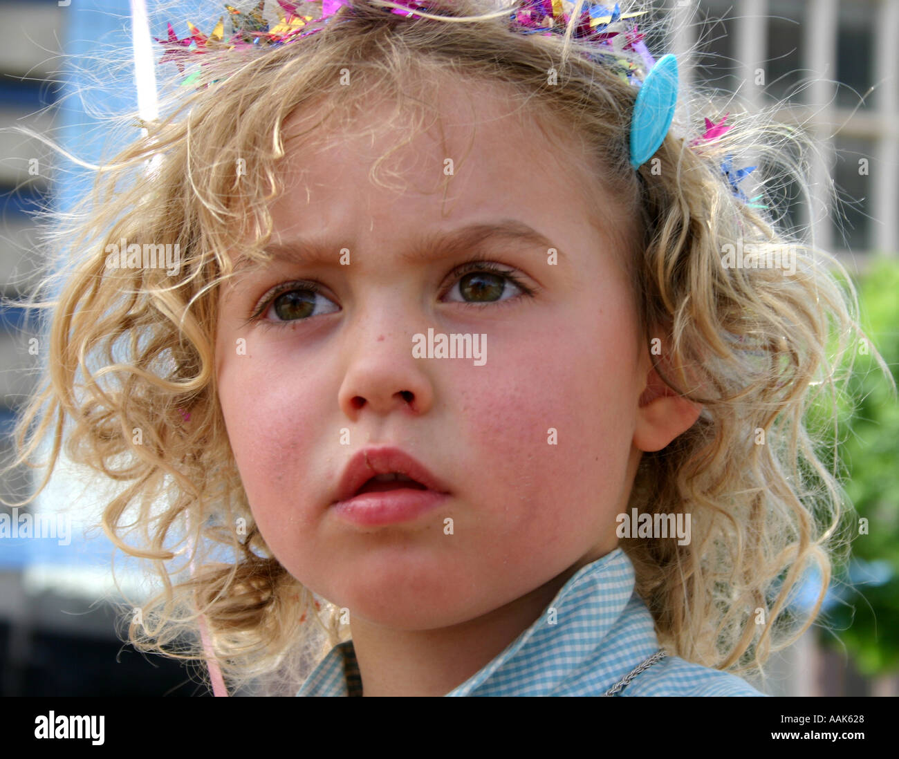 serious girl outdoors Stock Photo - Alamy