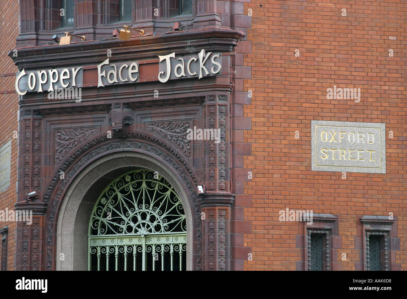 Copper Face Jacks Manchester UK Stock Photo - Alamy