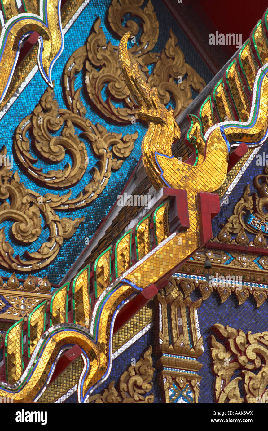 Colourfully Decorated Temple Detail Stock Photo - Alamy