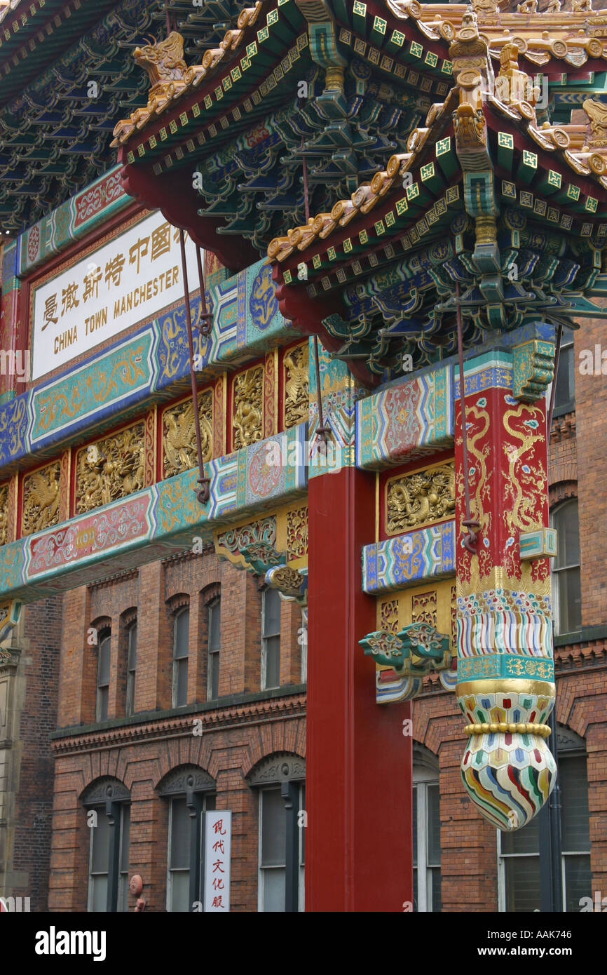 Manchester Chinese Arch Detail High Resolution Stock Photography and ...