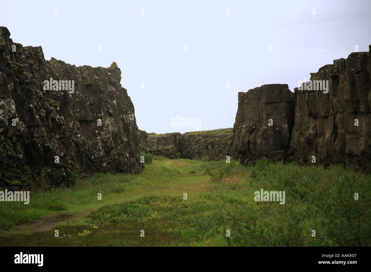 Huge North Atlantic Ridge across Iceland Stock Photo - Alamy