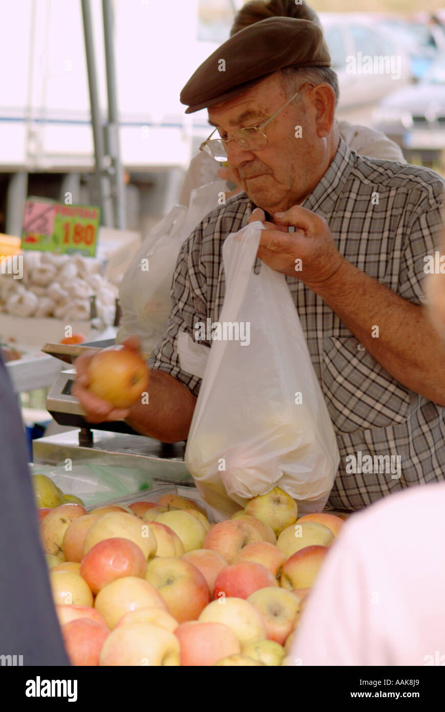 Fruit and vegetable market stall Costa Blanca Spain Stock Photo - Alamy
