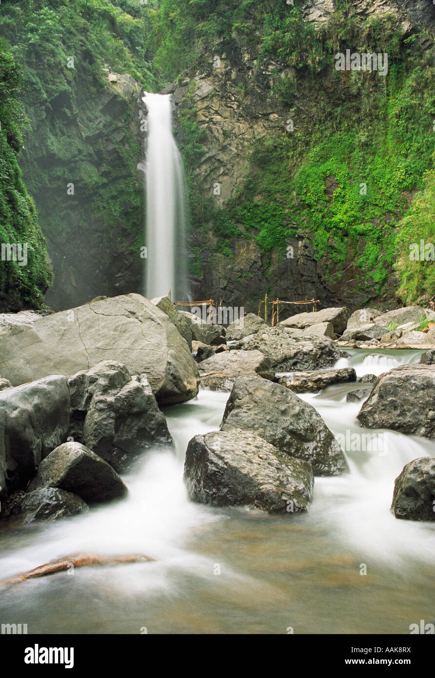Philippines Tapplya Waterfall Stock Photo - Alamy