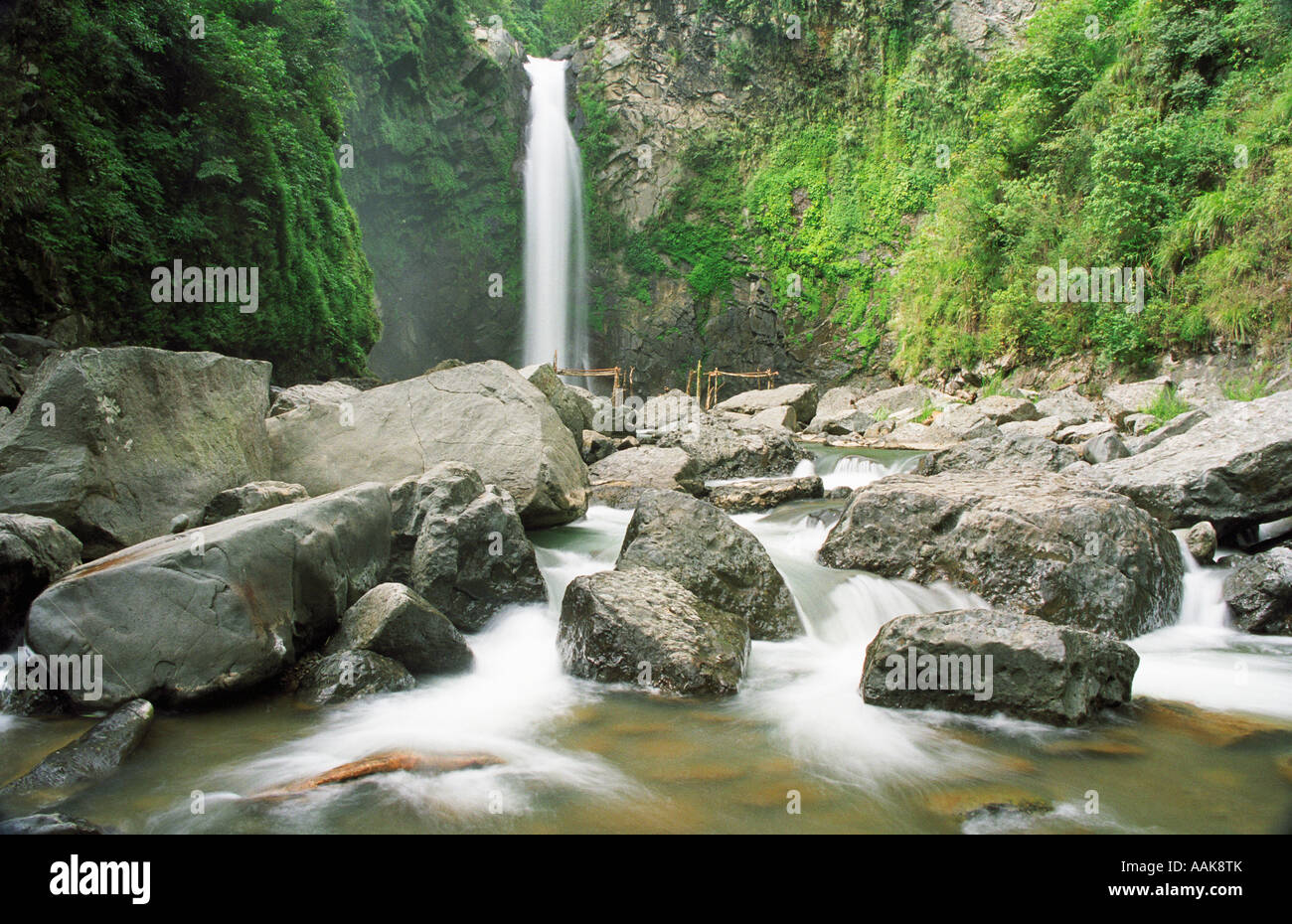 Philippines Tapplya Waterfall Stock Photo - Alamy