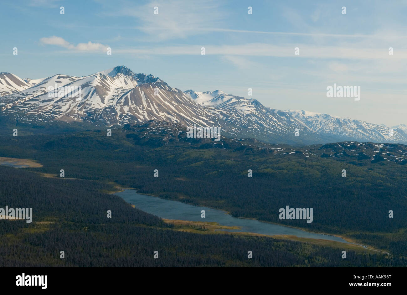 St Elias range in Kluane National Park Yukon Territory Canadad Stock ...