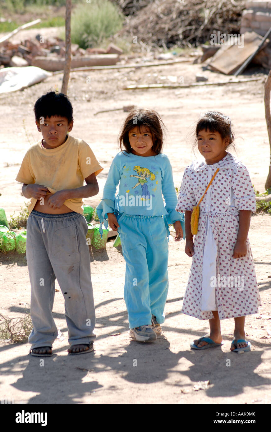 Children at a house in a winery near Mendoza Argentina Stock Photo - Alamy