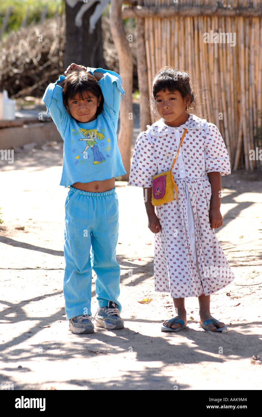 Children at a house in a winery near Mendoza Argentina Stock Photo - Alamy