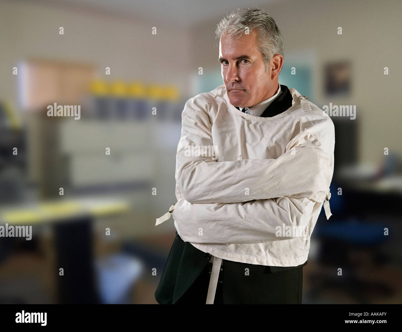 Straight jacket hi-res stock photography and images - Alamy