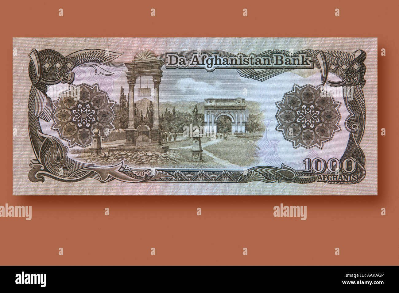 Paper money from Afghanistan .A 1000 Afghanis banknote Stock Photo - Alamy