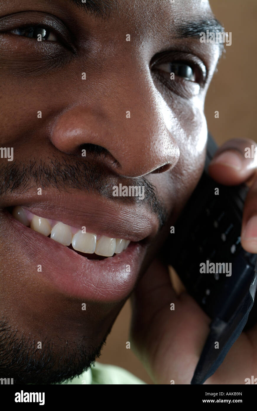 Man on Cell Phone Stock Photo - Alamy