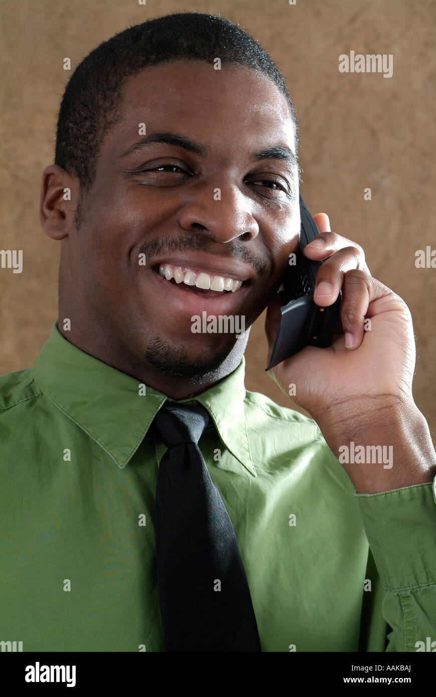 Man on Cell Phone Stock Photo - Alamy