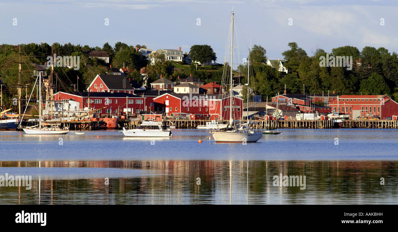 Lunenburg harbor Nova Scotia Canada Stock Photo - Alamy