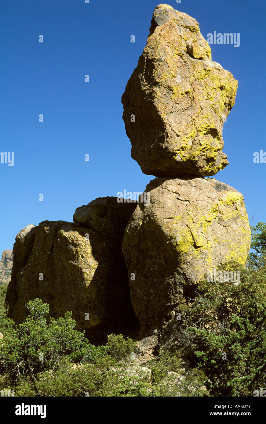 Balancing Rock Chiricahua National Monument Arizona Stock Photo - Alamy