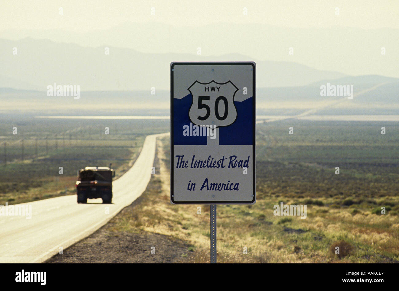 Highway 50 nevada hi-res stock photography and images - Alamy
