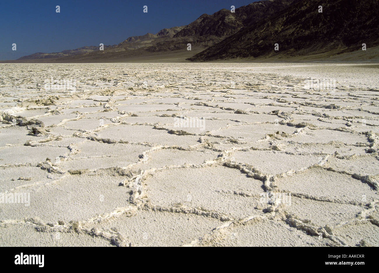 Salt flats Death Valley National Park California Stock Photo - Alamy