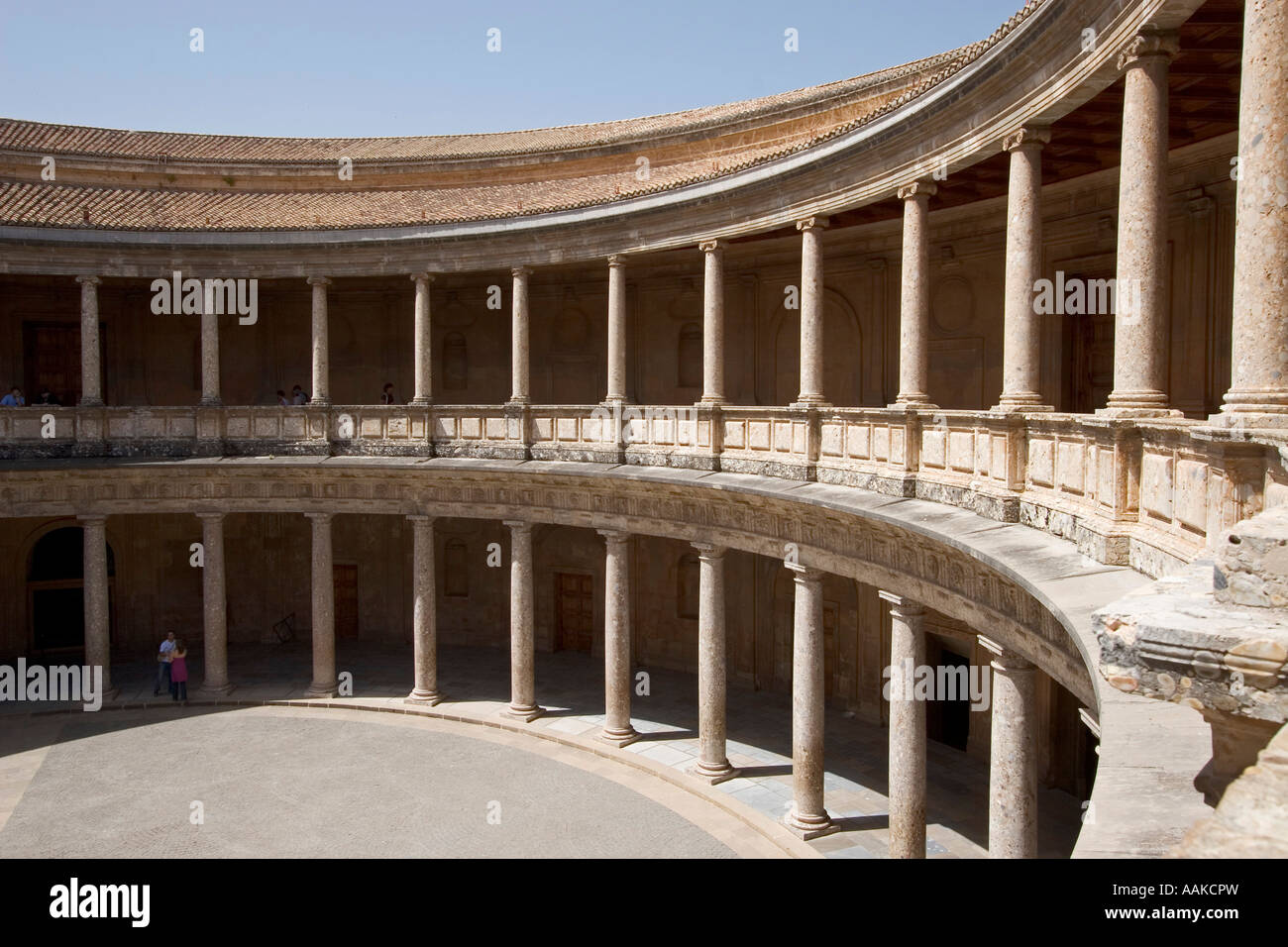 Inside La Alhambra Granada Spain Stock Photo - Alamy