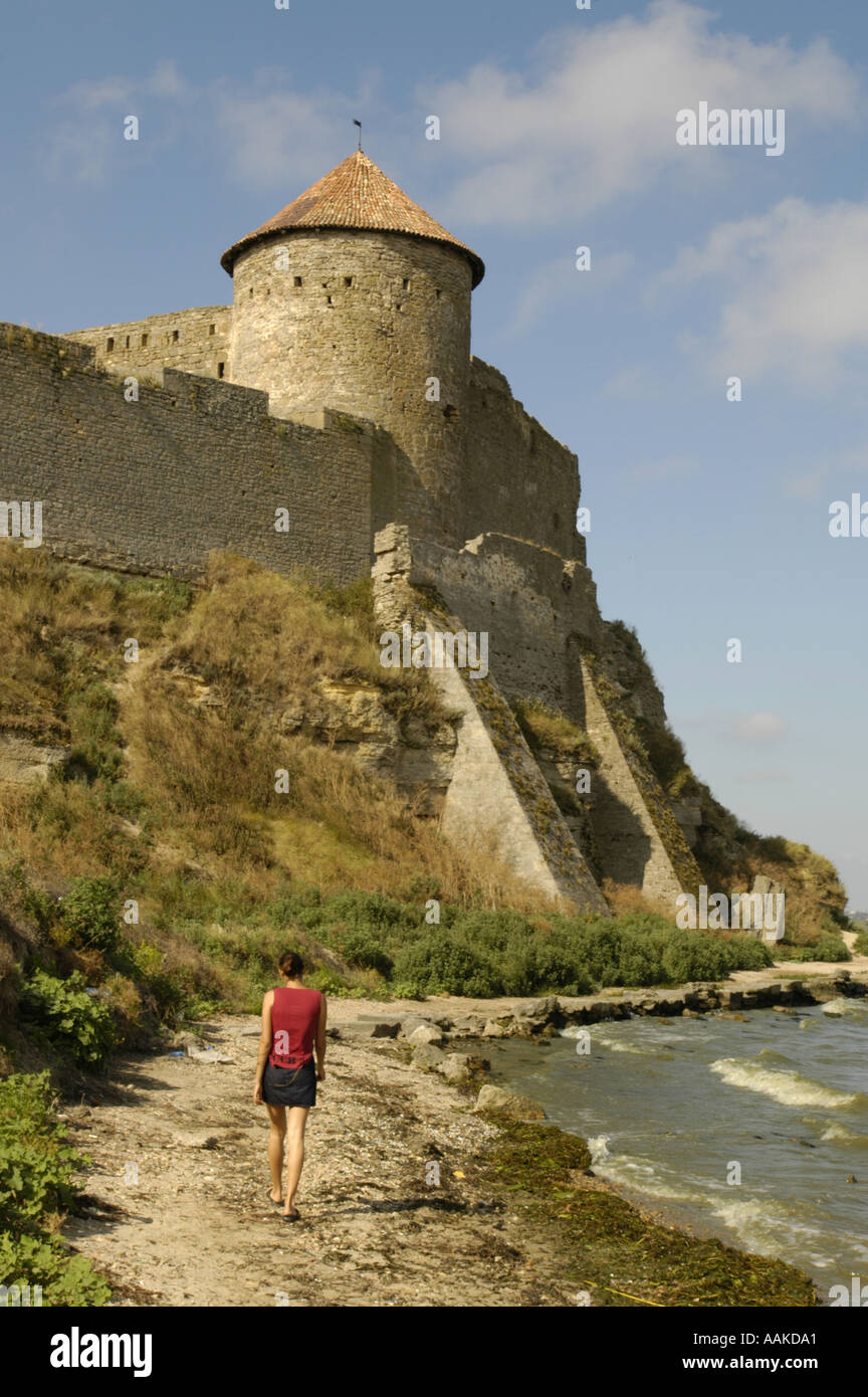 Wall story tower traditional walk woman hi-res stock photography and ...