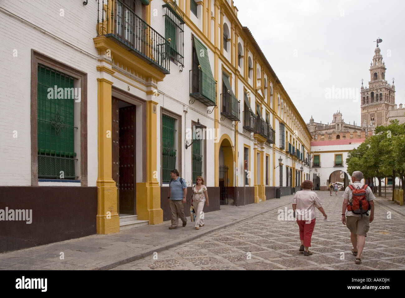 Outside El Real Alcazar of Seville Andalucia Spain Stock Photo - Alamy