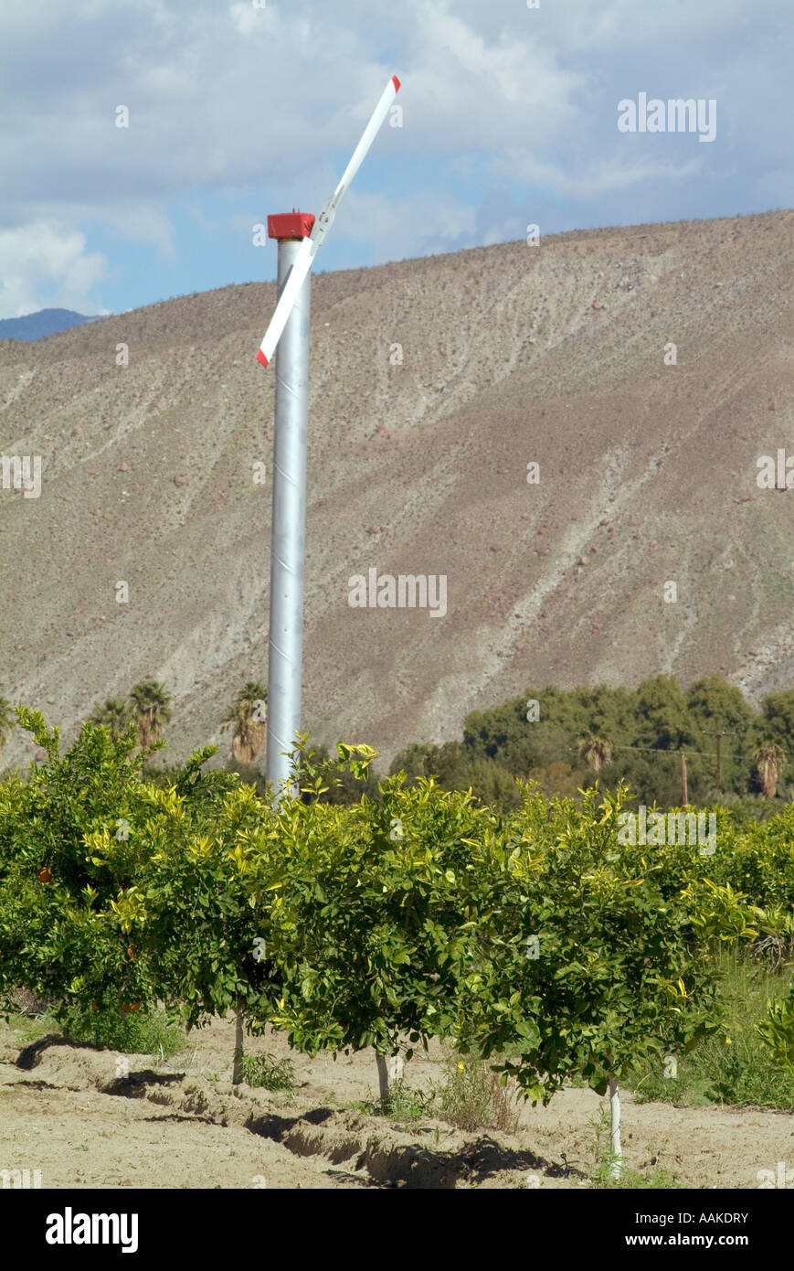 Wind Crop Generator California Stock Photo - Alamy