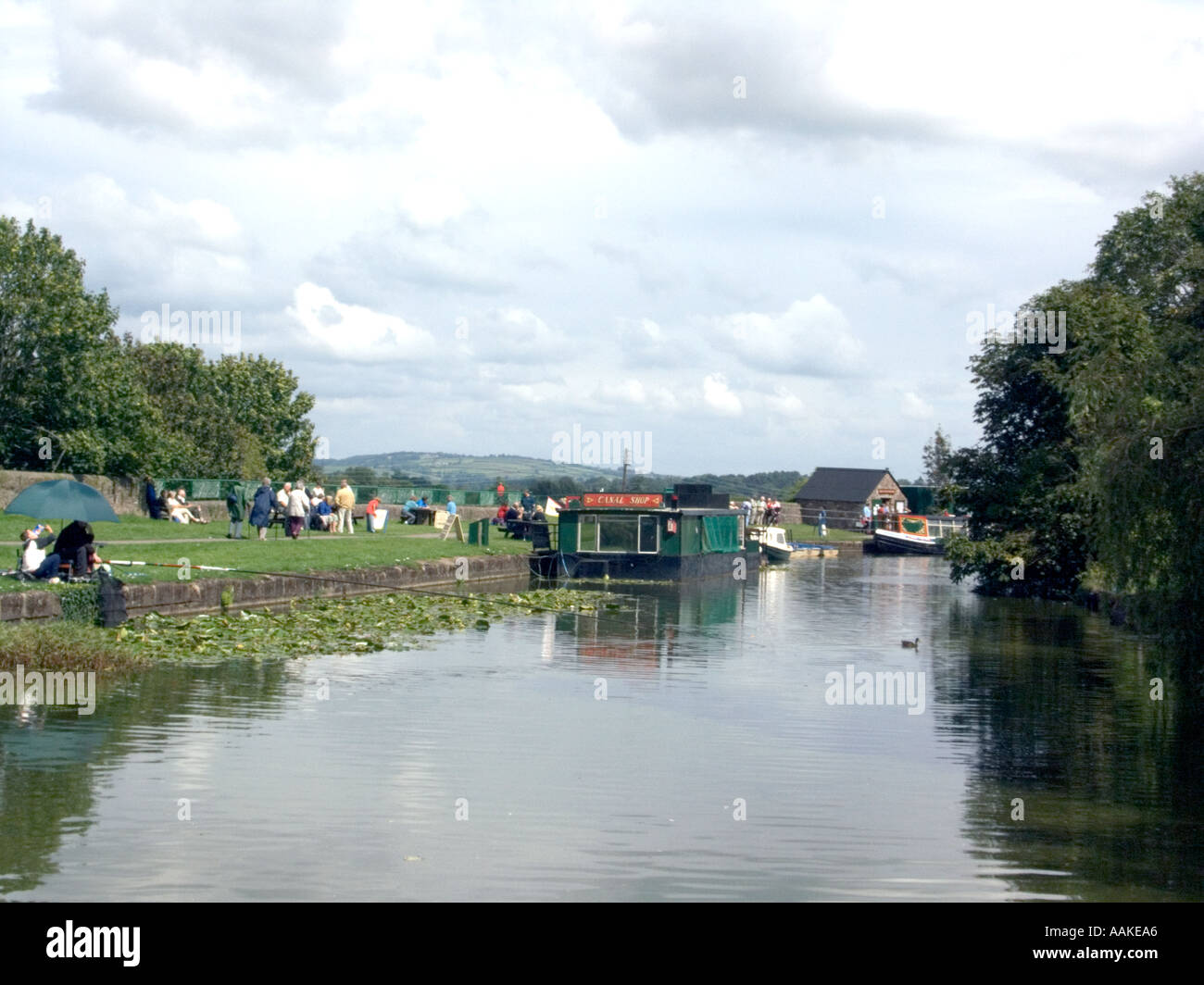 Grand Western Canal, Devon, England Stock Photo - Alamy
