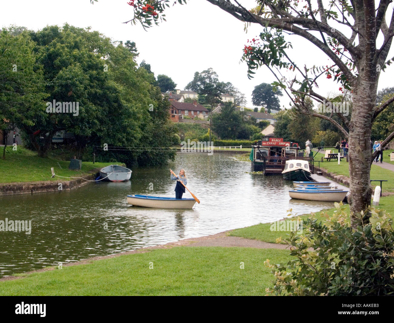 Boating on the grand western canal hi-res stock photography and images ...