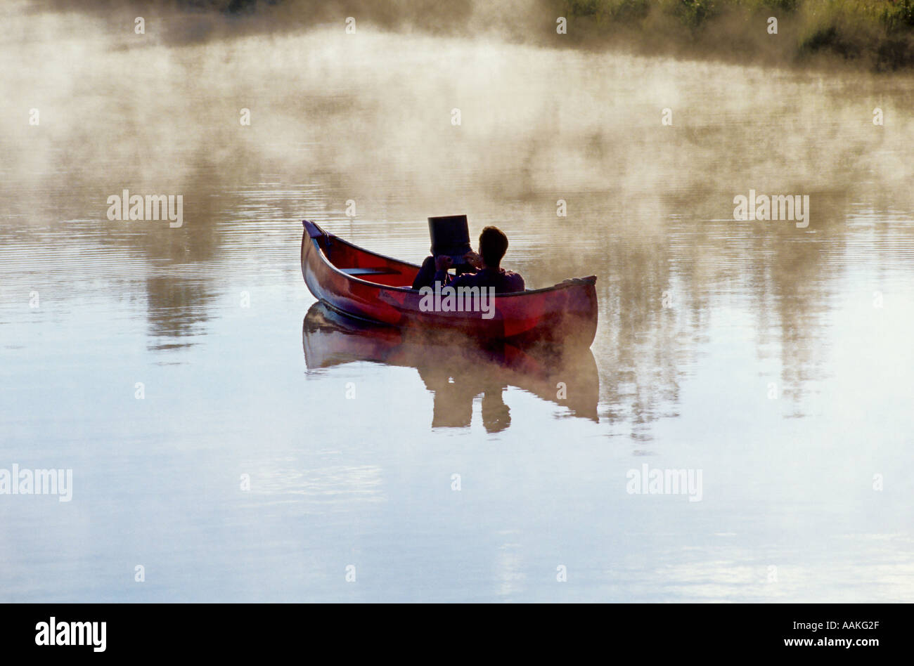 Canoe man laptop hi-res stock photography and images - Alamy