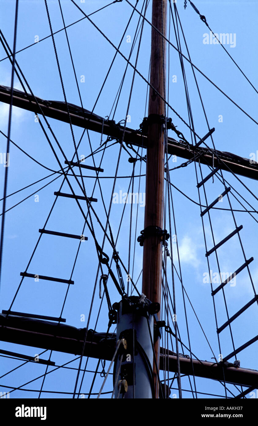 Tall Ships Masts Stock Photo - Alamy