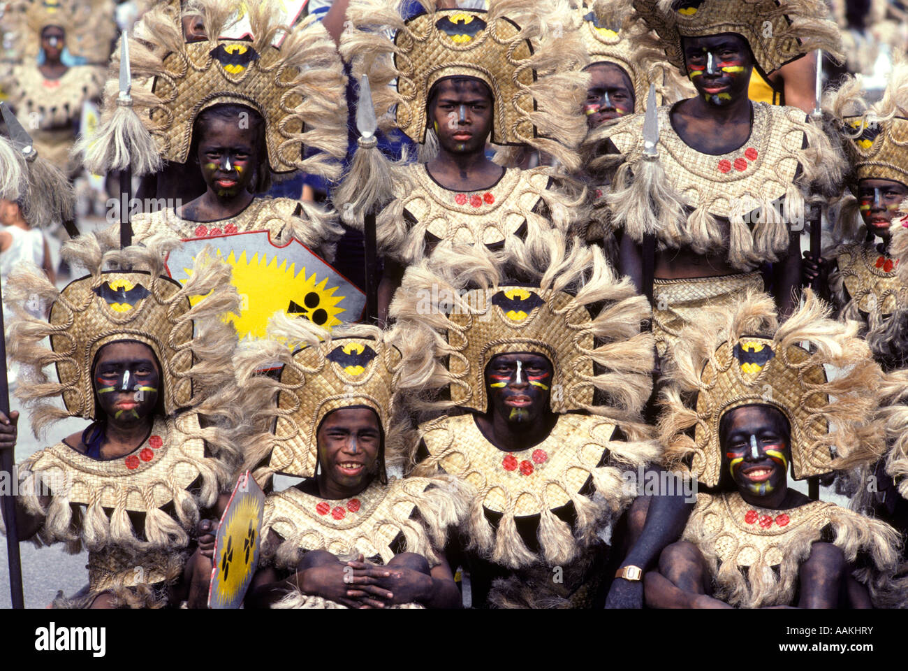 ATI-ATAHAN RELIGIOUS FESTIVAL PHILIPPINES Stock Photo - Alamy