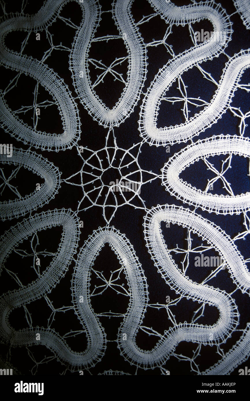 Old fashioned flemish lace hi-res stock photography and images - Alamy