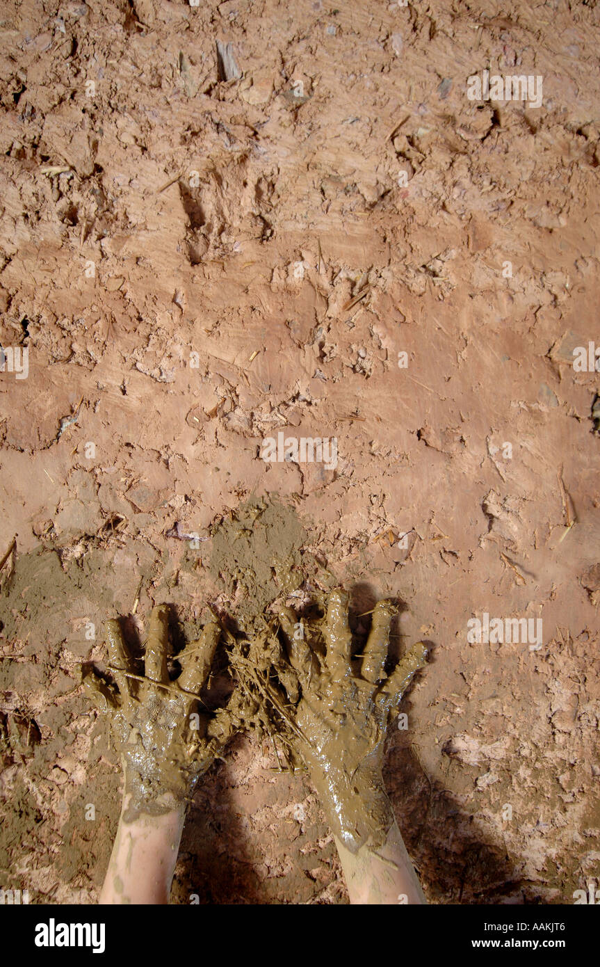 Muddy childs hands hi-res stock photography and images - Alamy