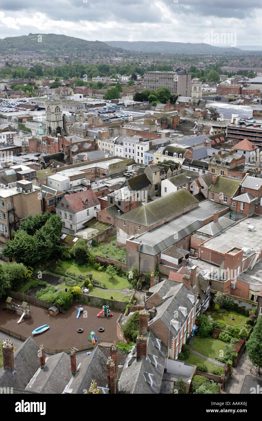 Aerial View City Gloucester Uk High Resolution Stock Photography and ...
