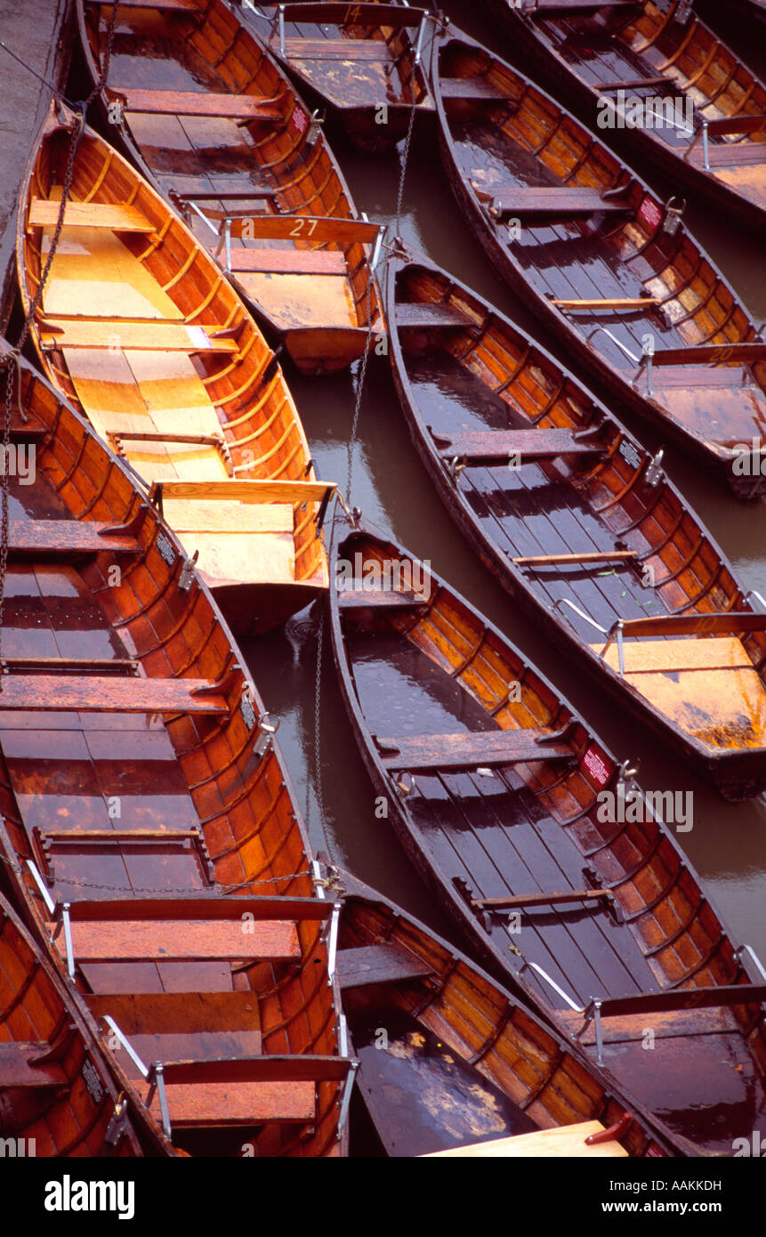 Tethered Boats, Durham England UK Stock Photo - Alamy