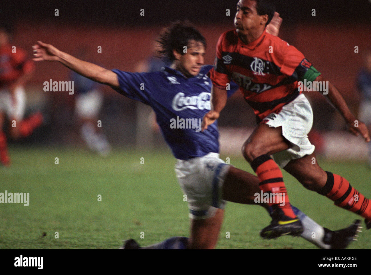 Romario, Brazilian soccer player at Maracana stadium Rio de Janeiro ...