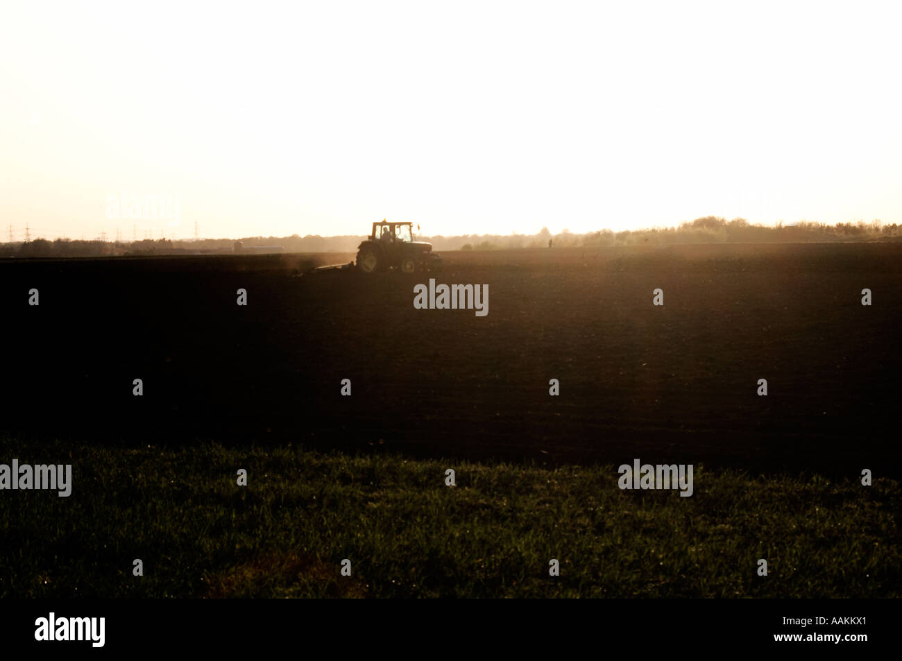 tractor agriculture farming,uk field Stock Photo - Alamy