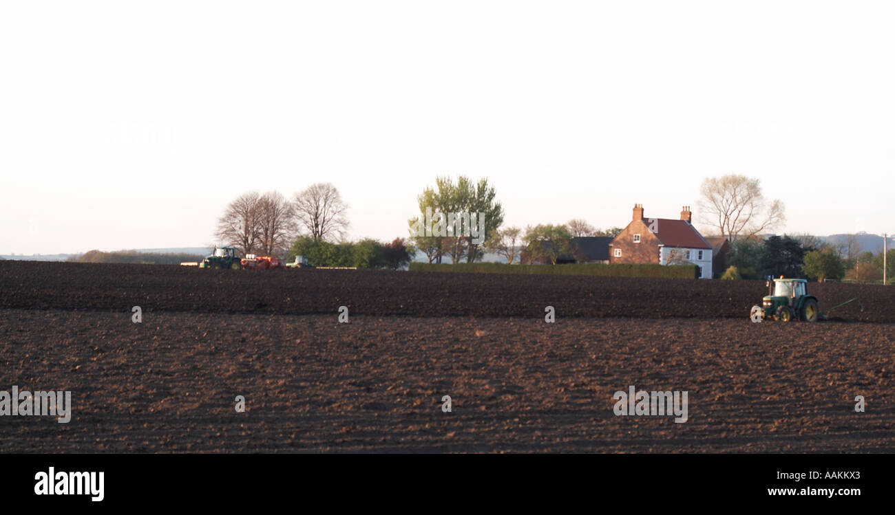 tractor agriculture farming,uk field Stock Photo - Alamy
