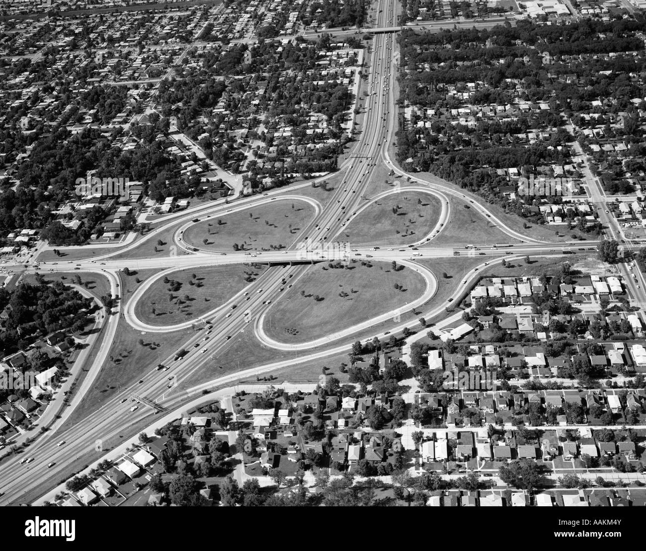 Suburban usa Black and White Stock Photos & Images - Alamy