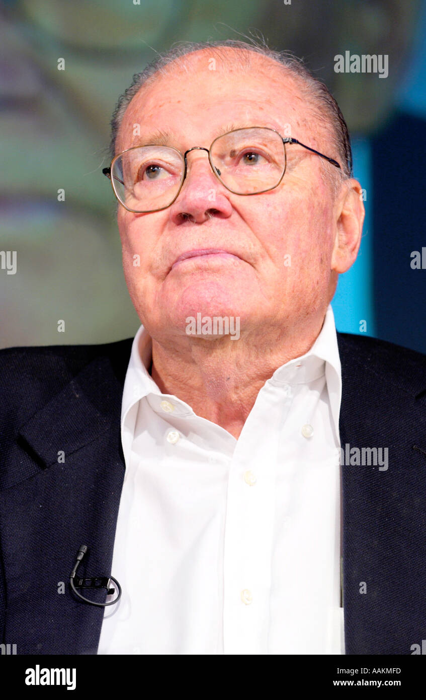 Robert McNamara former US Defence Secretary pictured at Hay Festival ...