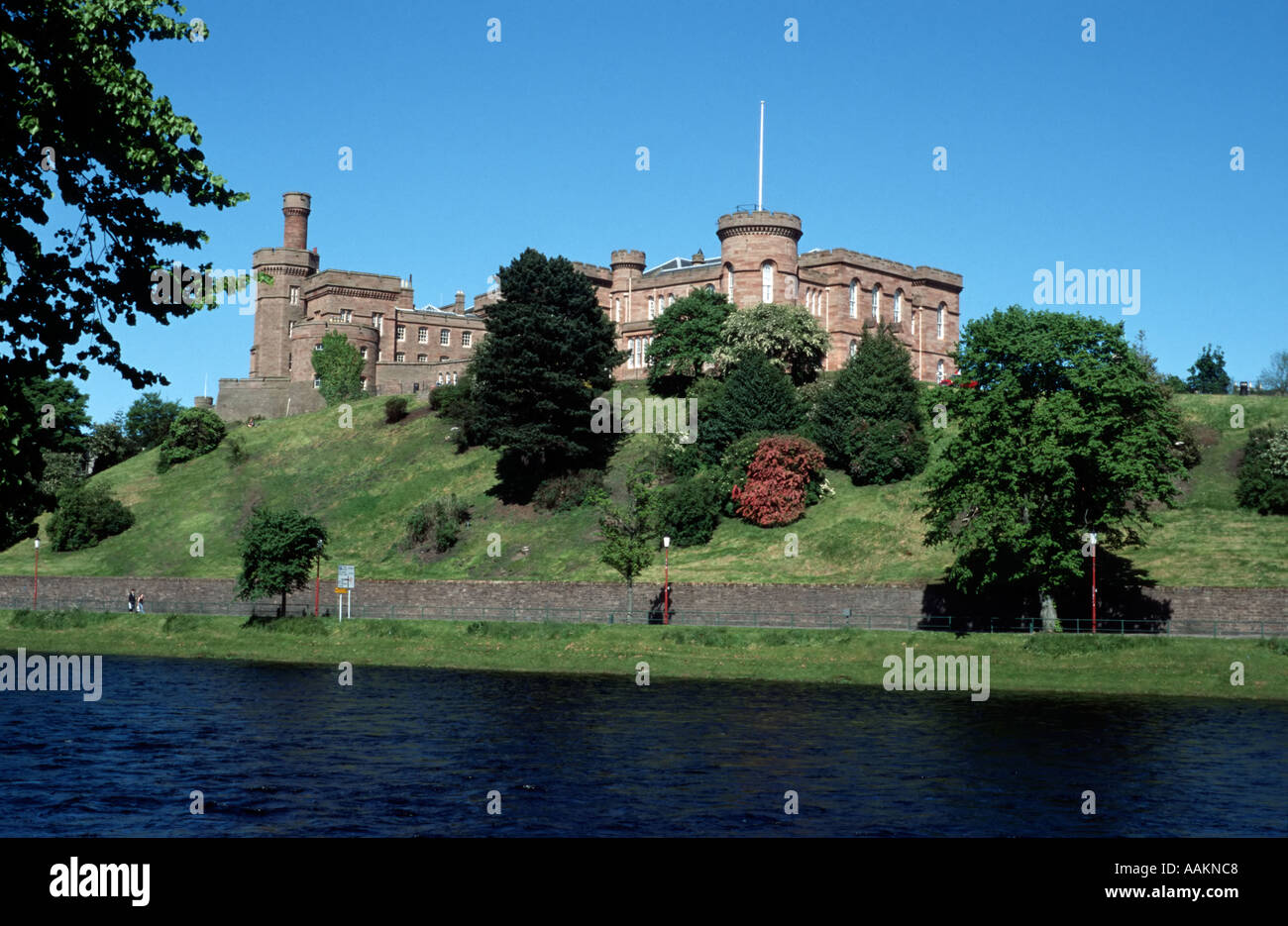 Inverness castle viewed over the River Ness Stock Photo - Alamy
