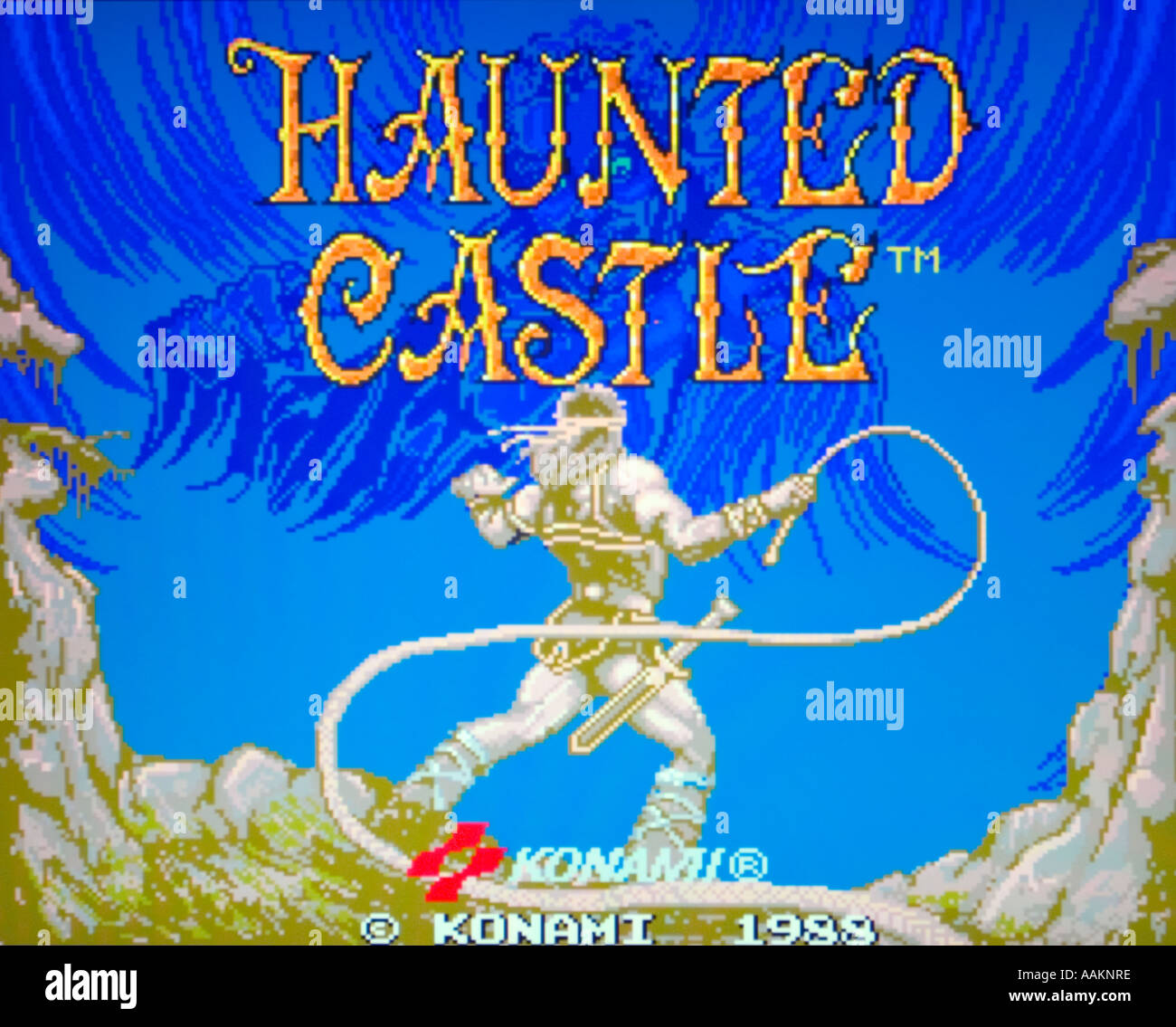 Haunted Castle Konami 1988 vintage arcade videogame screenshot ...
