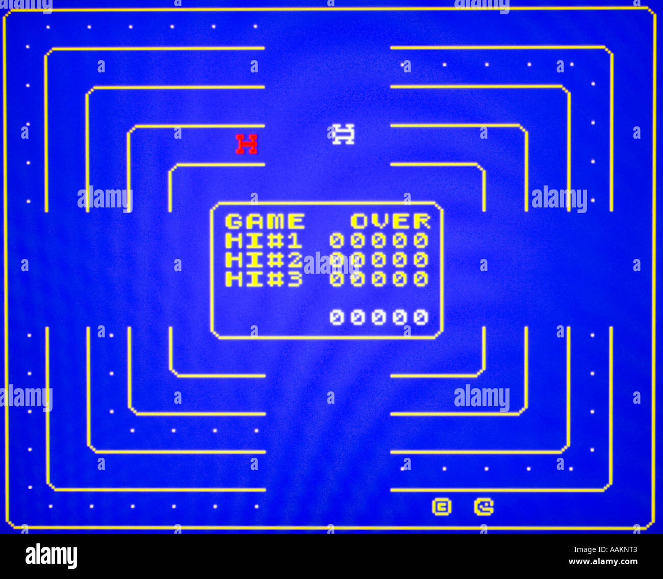 Head On Sega Gremlin 1979 vintage arcade videogame screenshot ...