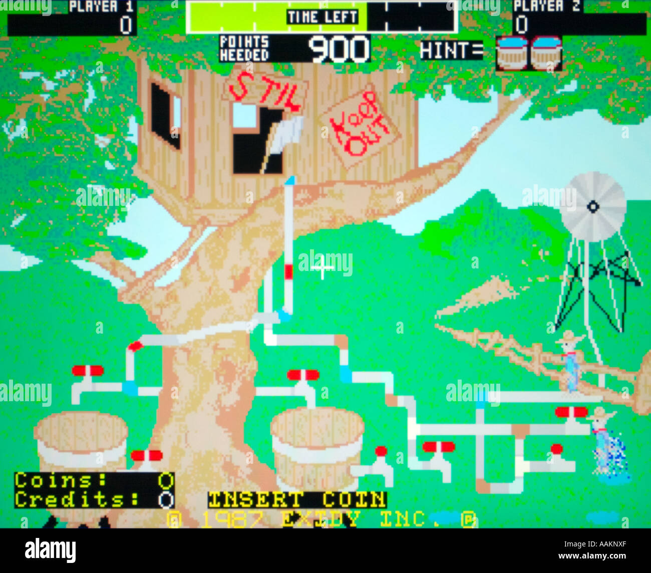 Hit N Miss Exidy Inc 1987 vintage arcade videogame screenshot ...