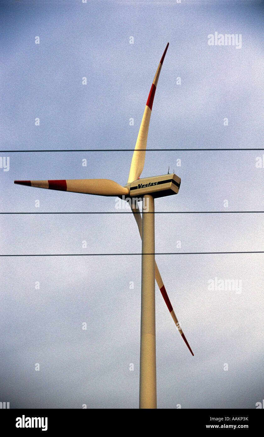 Vestas wind turbine, Cologne, North Rhine Westphalia, Germany Stock ...
