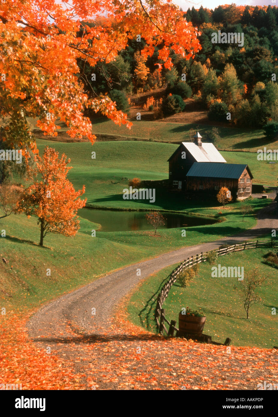 Autumn Farm Desktop Wallpaper