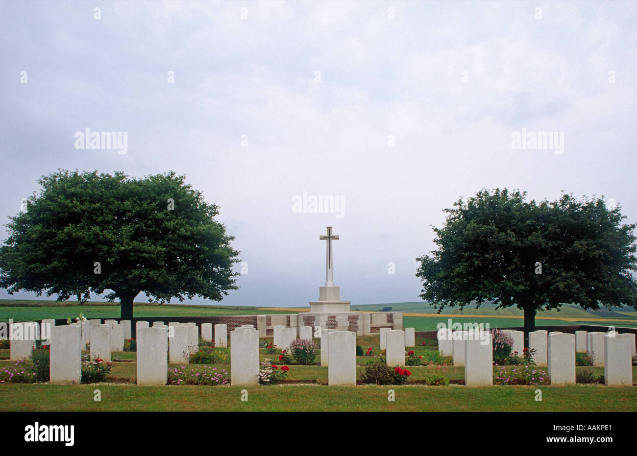 Point 110 Old Military Cemetery Fricourt Somme France Stock Photo - Alamy
