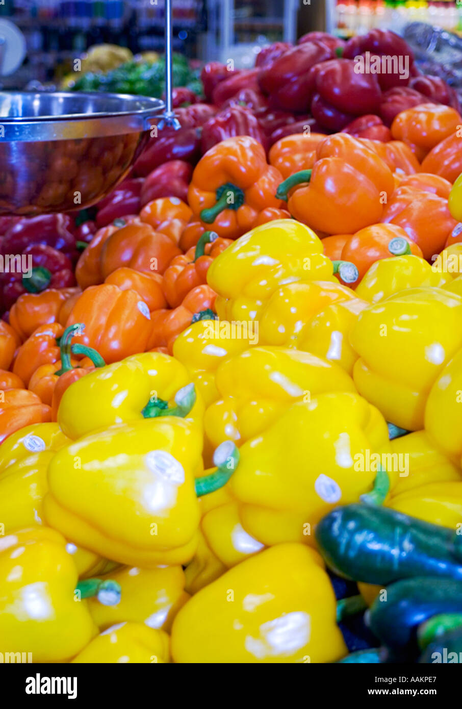 Colorful variety of Bell Pepper Chili Stock Photo - Alamy