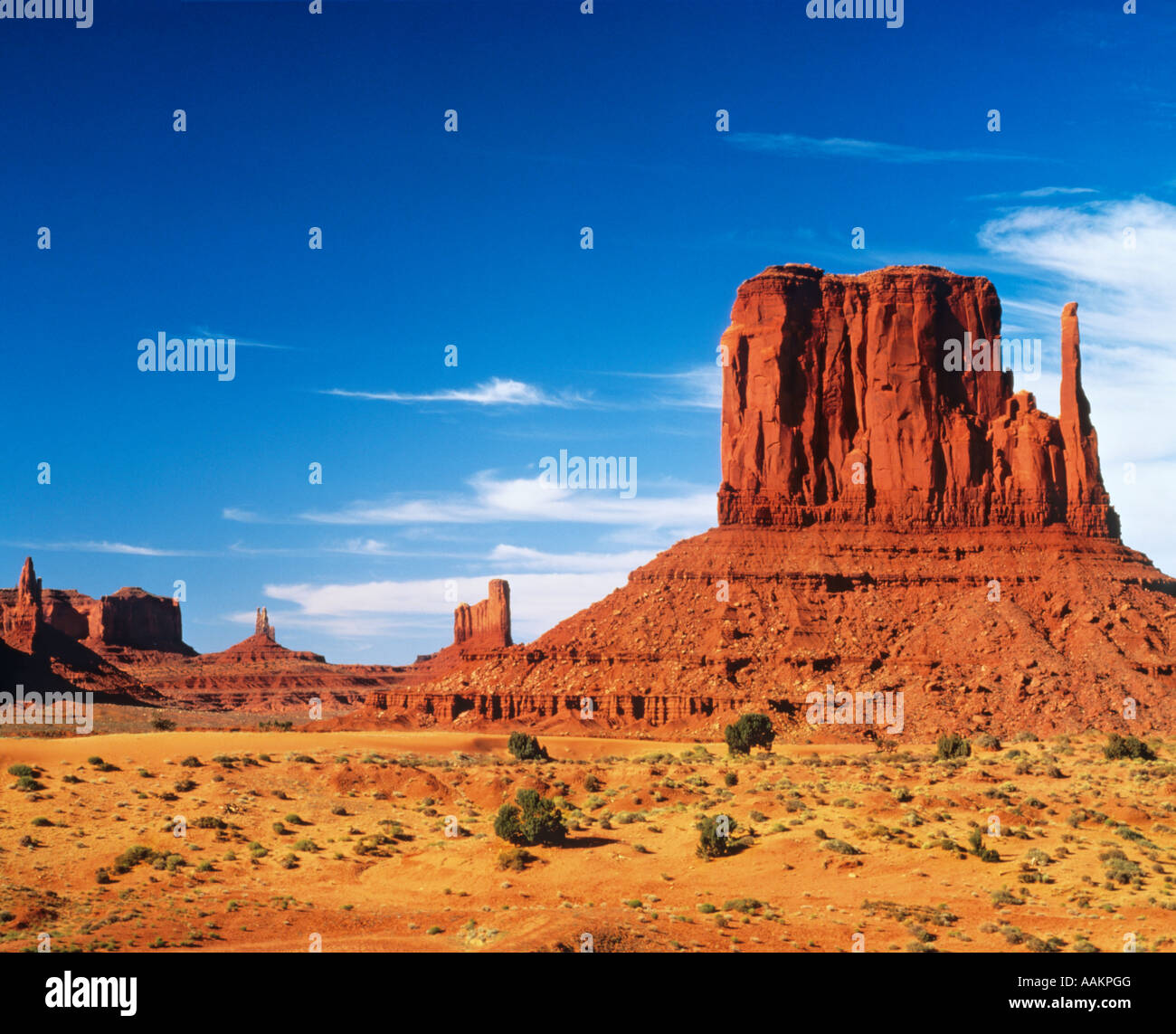 1990s WESTERN LANDSCAPE MONUMENT VALLEY UTAH USA Stock Photo - Alamy