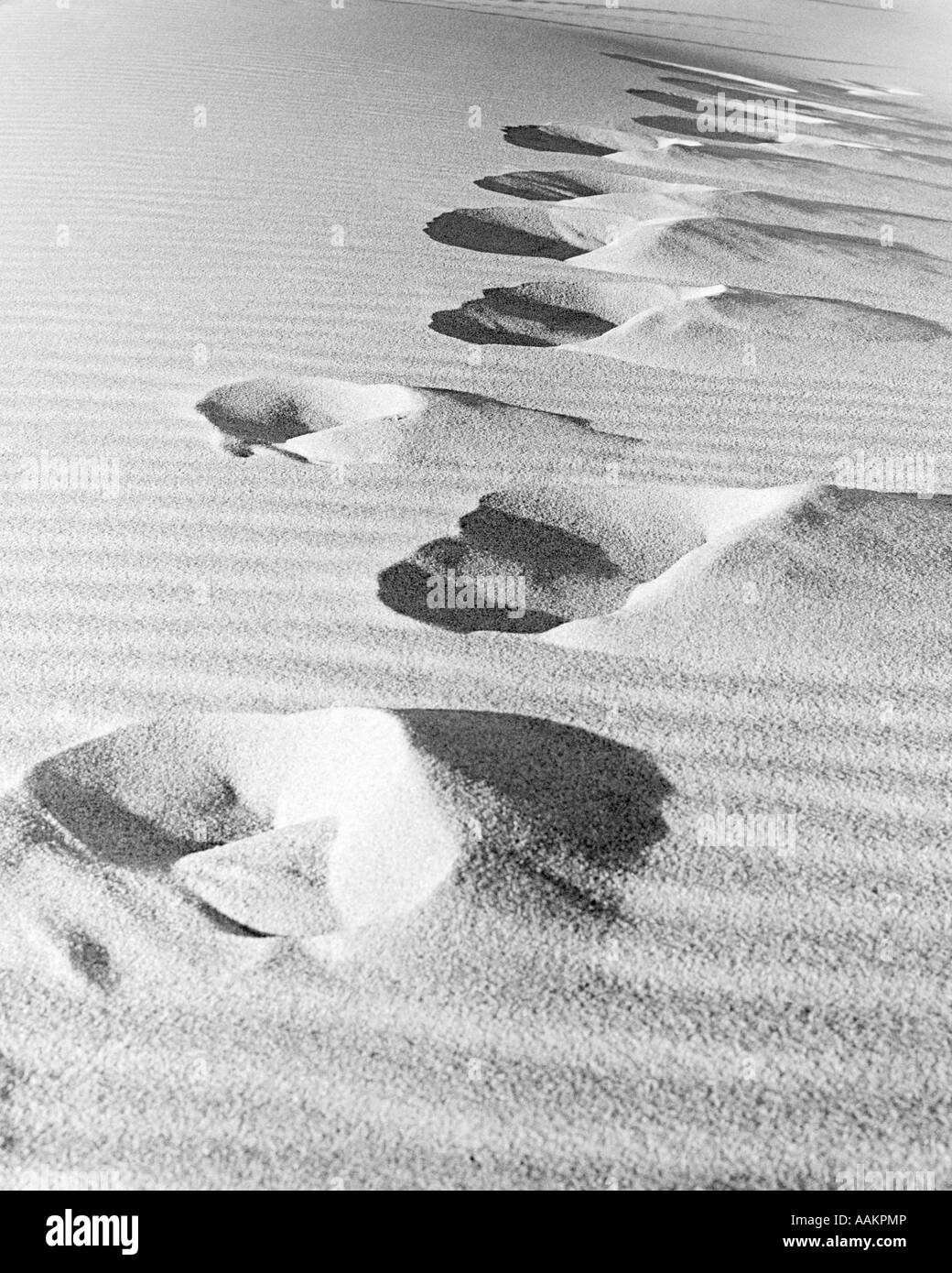White footsteps Black and White Stock Photos & Images - Alamy