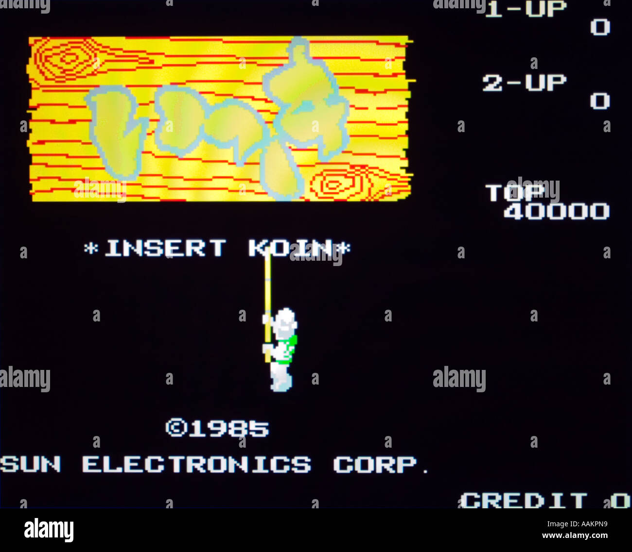 Ikki Sun Electronics Corp 1985 vintage arcade videogame screenshot ...