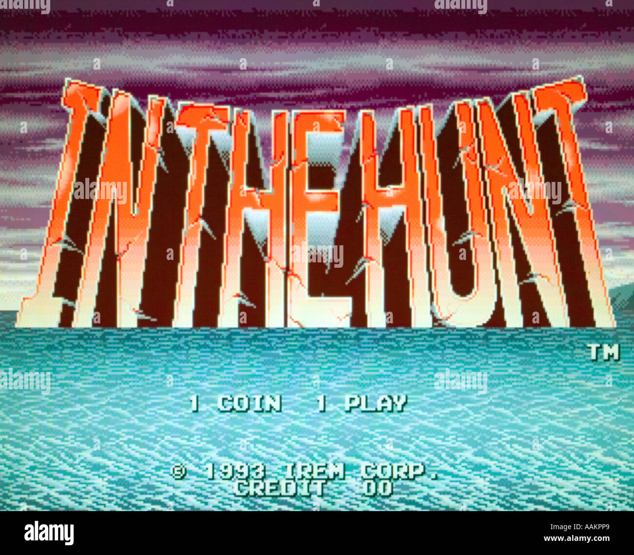 In The Hunt Irem Corp 1993 vintage arcade videogame screenshot ...